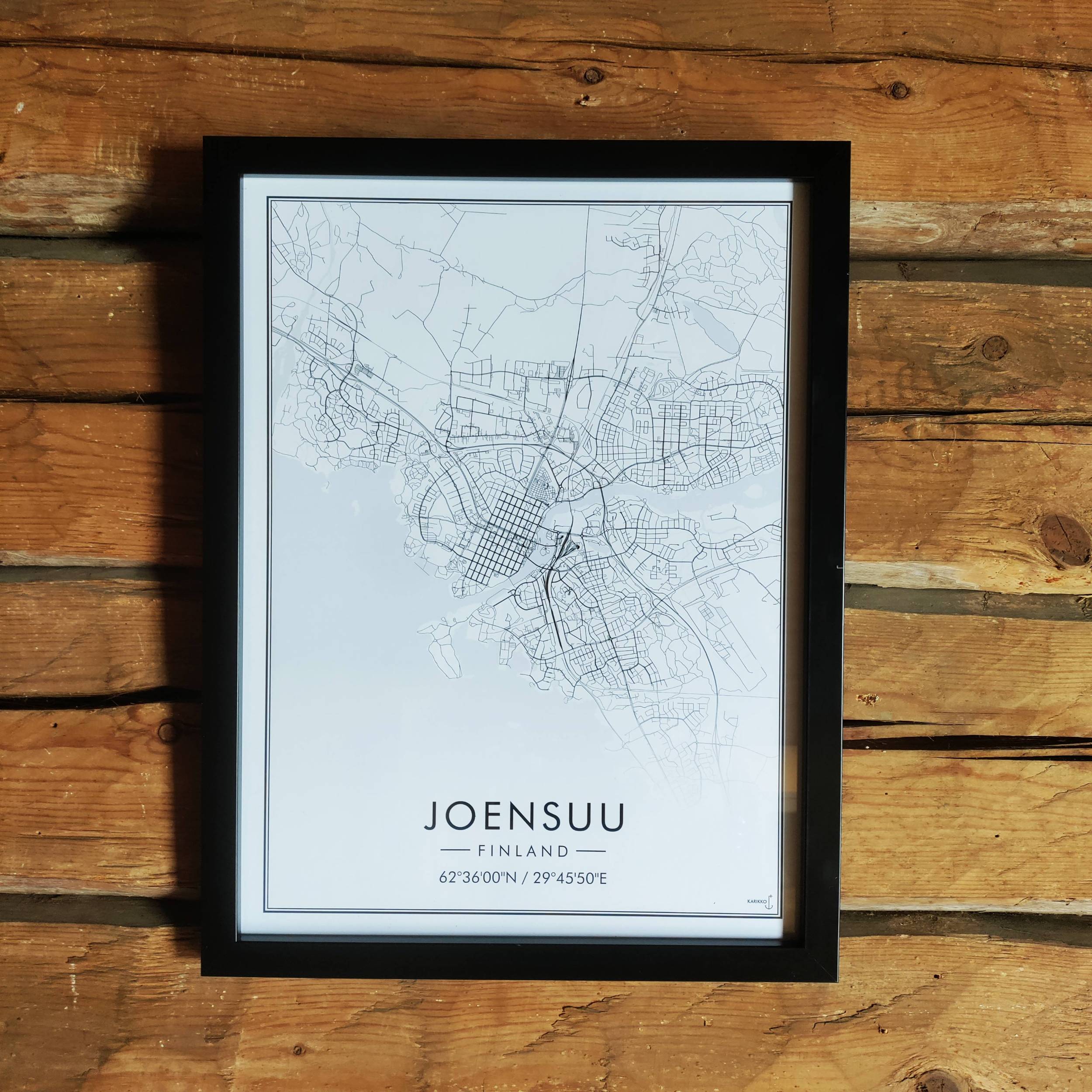 Joensuu karttajuliste :: Taitokortteli / Taito Pohjois-Karjala ry